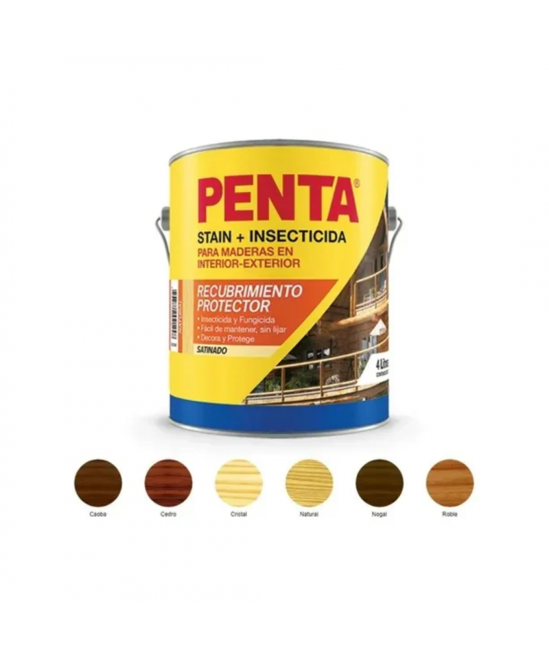Penta Stain Natural Brillante X 1 Lts